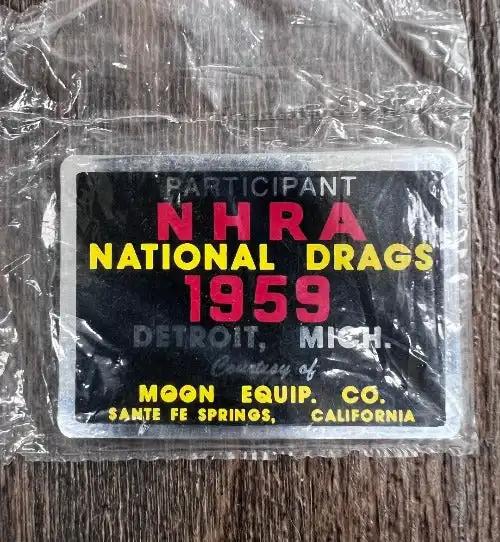NHRA 1959 Drag RACING Series Auto DECAL – PG Relics